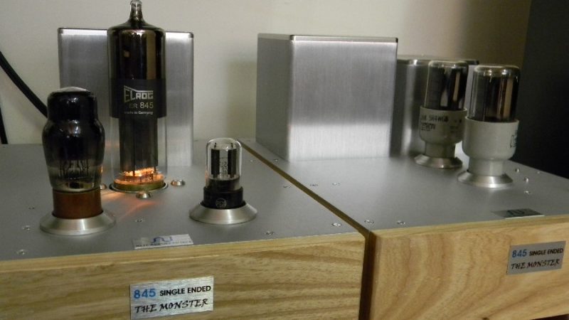 Finale valvolare single ended 845 Elrog in 4 unita' top di gamma ...
